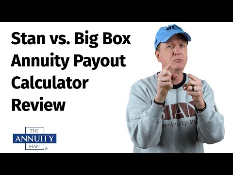 Annuity Payout Calculator Review: Stan vs. Big Box