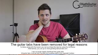 Hozier - Cherry Wine by Goliath Guitar Tutorials Spartito