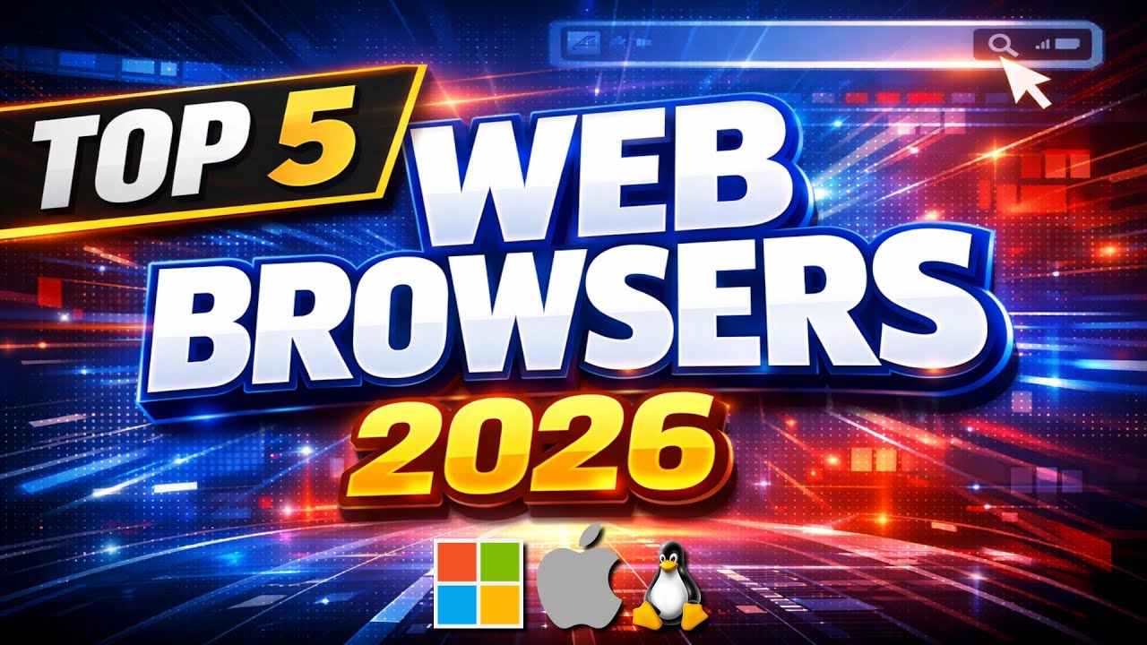 Top 5 Best Web Browsers to Use in 2026