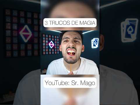Aprende estos 3 TRUCOS de MAGIA! 😱