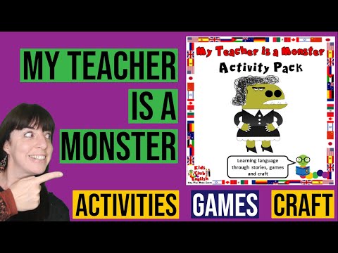 My Teacher is a Monster Activity Pack - Kids Club English
