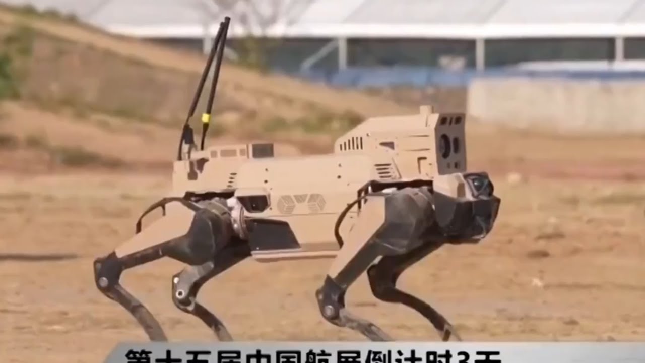 China releases footage of ‘robot wolves’ in show of military might against Taiwan