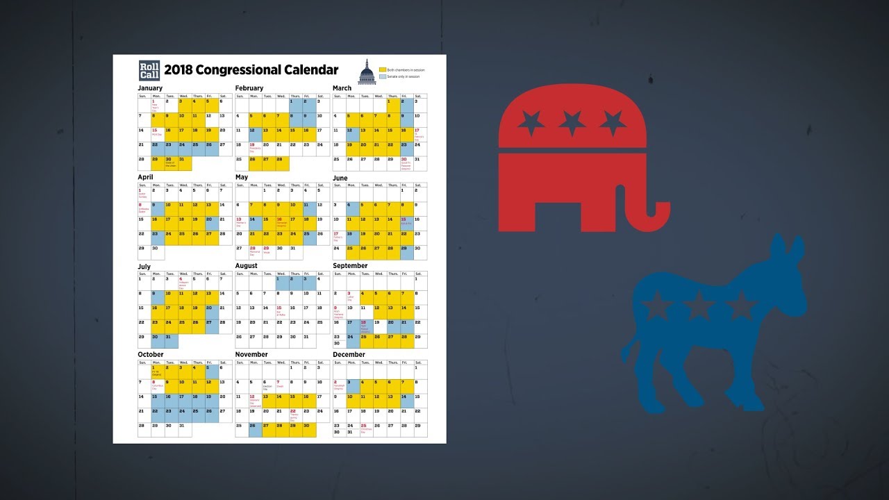 The GOP is Anxious to Look Productive: 4 Takeaways From the 2018 Congressional Calendar