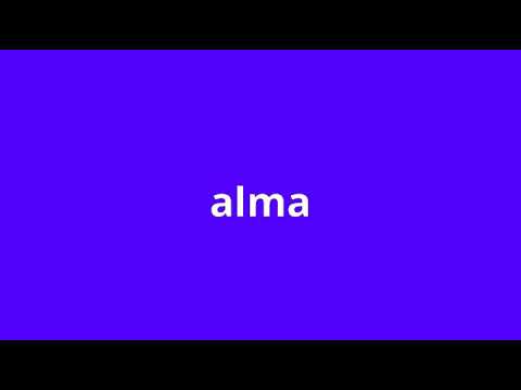 what is the meaning of alma