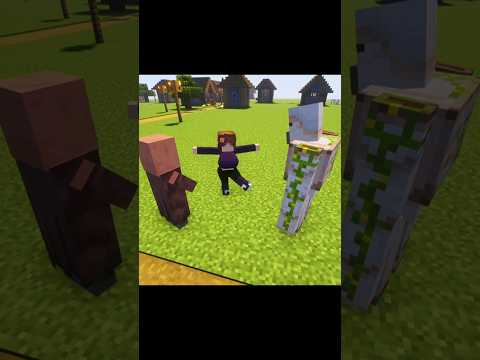 Funny Reaction When A Villager Uses Jenny Mod 😂 Minecraft 🤮 #minecraft #shorts #gaming