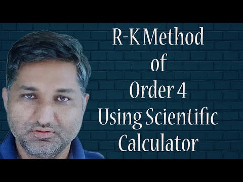 RK Method of order 4 using Scientific Calculator