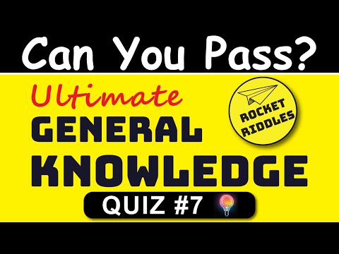 General Knowledge Quiz | 45 Trivia Questions and Answers | Trivia Game Show Episode 7 | Quiz Show