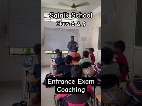Sainik School entrance exam coaching for class 6 & 9 #sainik #sainikschool