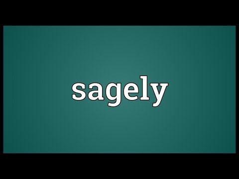 Sagely Meaning