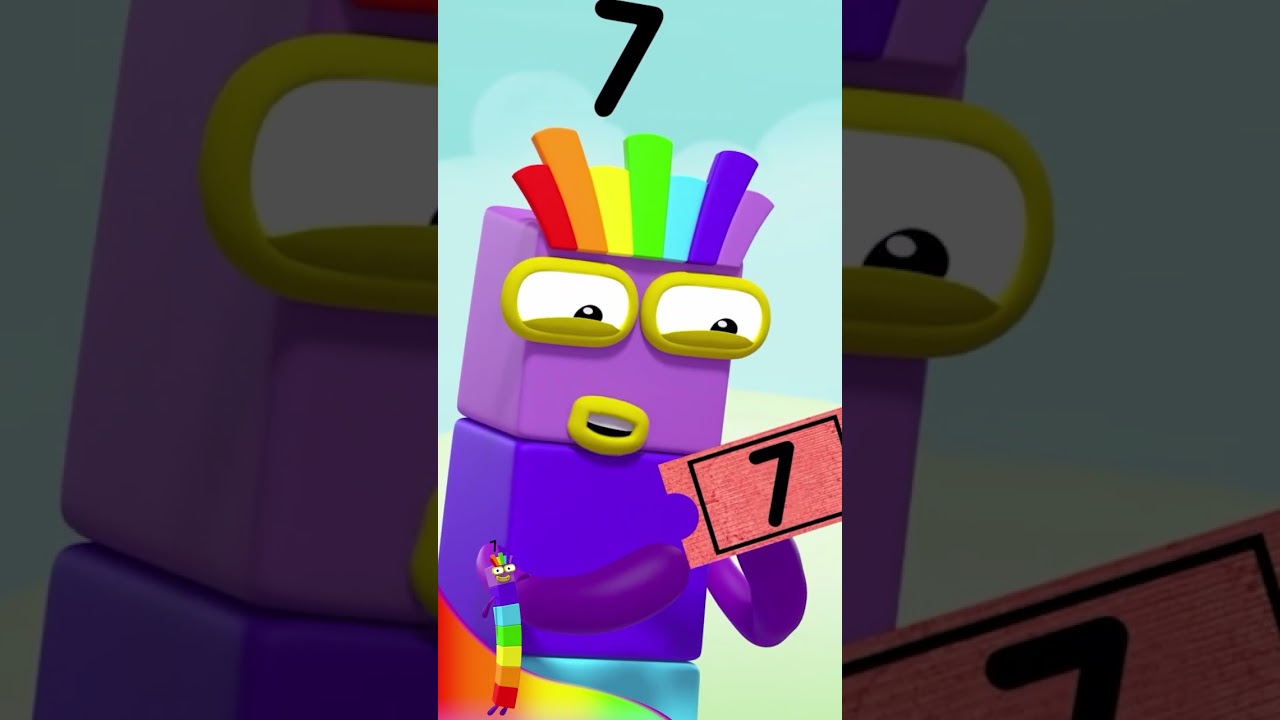#shorts  | Meet Numberblock Seven! | Counting for Kids | Maths Cartoons | @Numberblocks