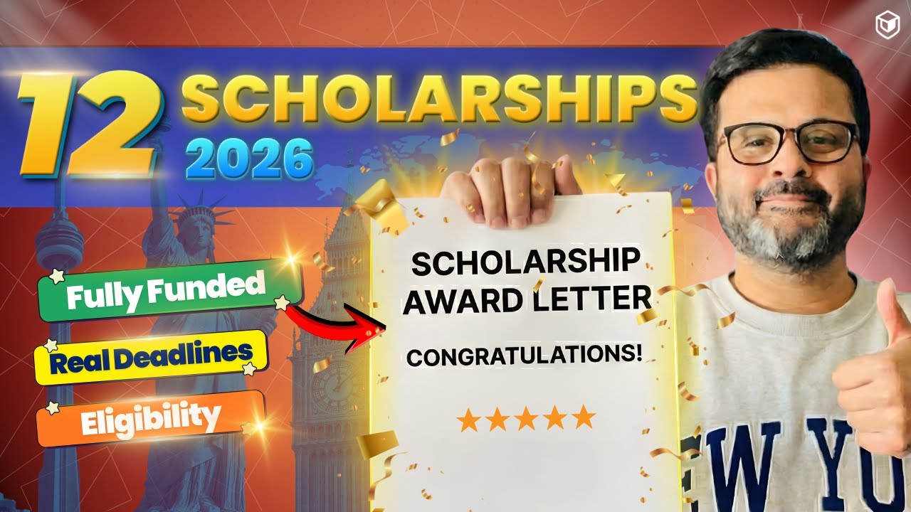 How to Study Abroad for FREE? | Fully-funded Scholarships Abroad for Indians | Scholarships Abroad