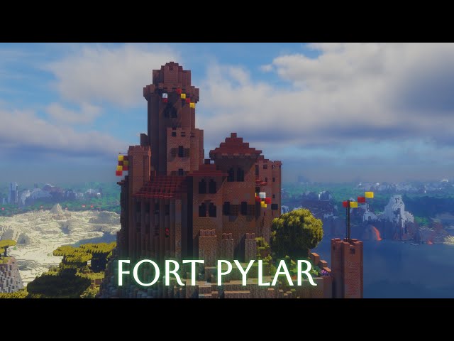 Minecraft medieval Mountain Castle - Fort Pylar Minecraft Map