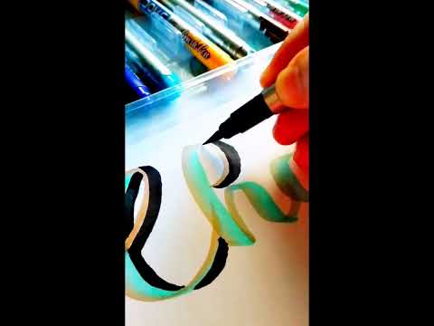 watch out the #blending til end #youtubeshorts #india #calligraphy #lettering #viral #shorts