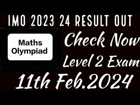 How to check SOF IMO Result 2023 24 #olympiads #imo