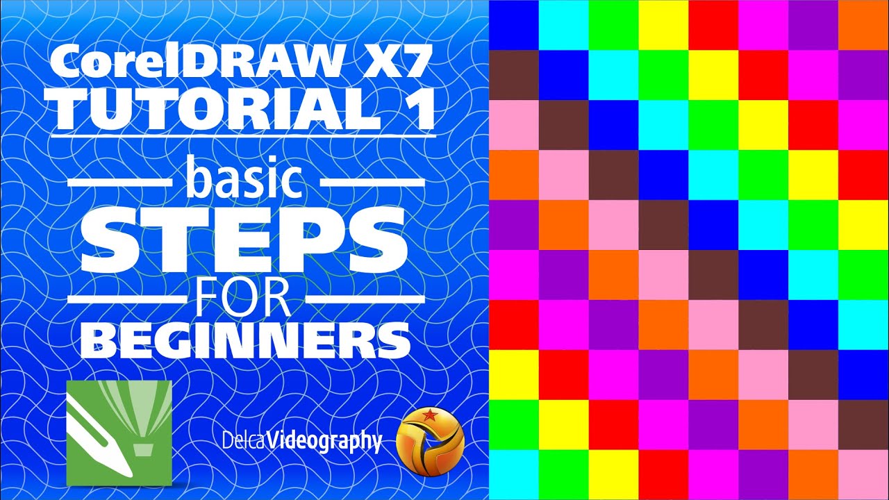 (BASIC) TUTORIAL 1 CorelDRAW X7 BASIC STEPS FOR BEGINNERS ENGLISH