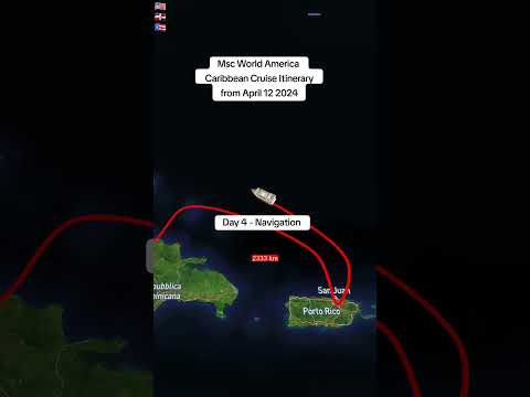 Msc World America Cruise Itinerary from April 12 2025 🛳 Caribbean Cruise