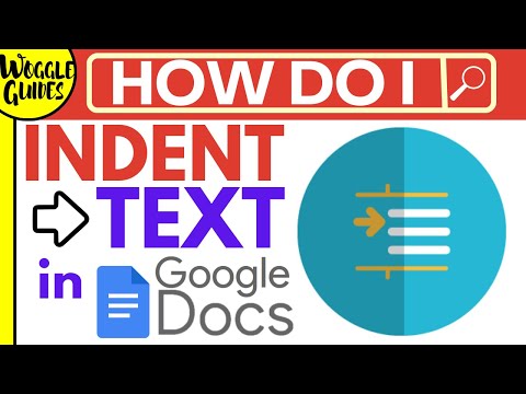 How to indent in Google Docs