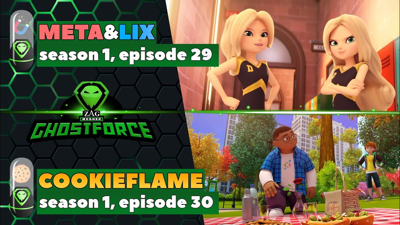 🇺🇸«Ghostforce» | 🧲Meta&Lix and Cookieflame🍪| season 1 | episodes 29-30 | in english #ghostforce