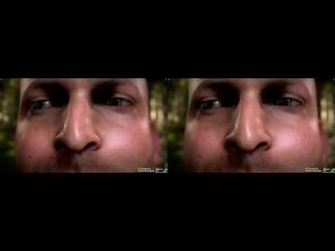 NVIDIA FaceWorks Realtime Performance Capture in NVidia Vision stereoscopic 3D & also in Full HD