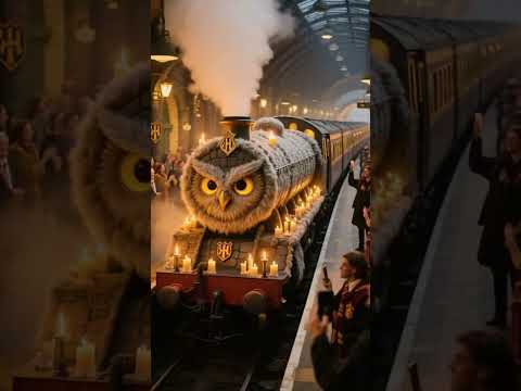 Harry Potter Train All aboard the Hogwarts Express! 🧙‍♂️ Magic is real! #HarryPotter #magic #shorts