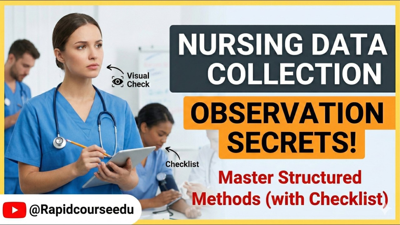 Observational , Data Collection Methods & Structured Observation Methodology in Nursing E 49