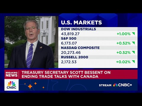 Treasury Sec. Bessent: In discussion with European countries to take down digital services taxes