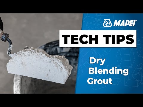 Tech Tip: Dry Blending Grout