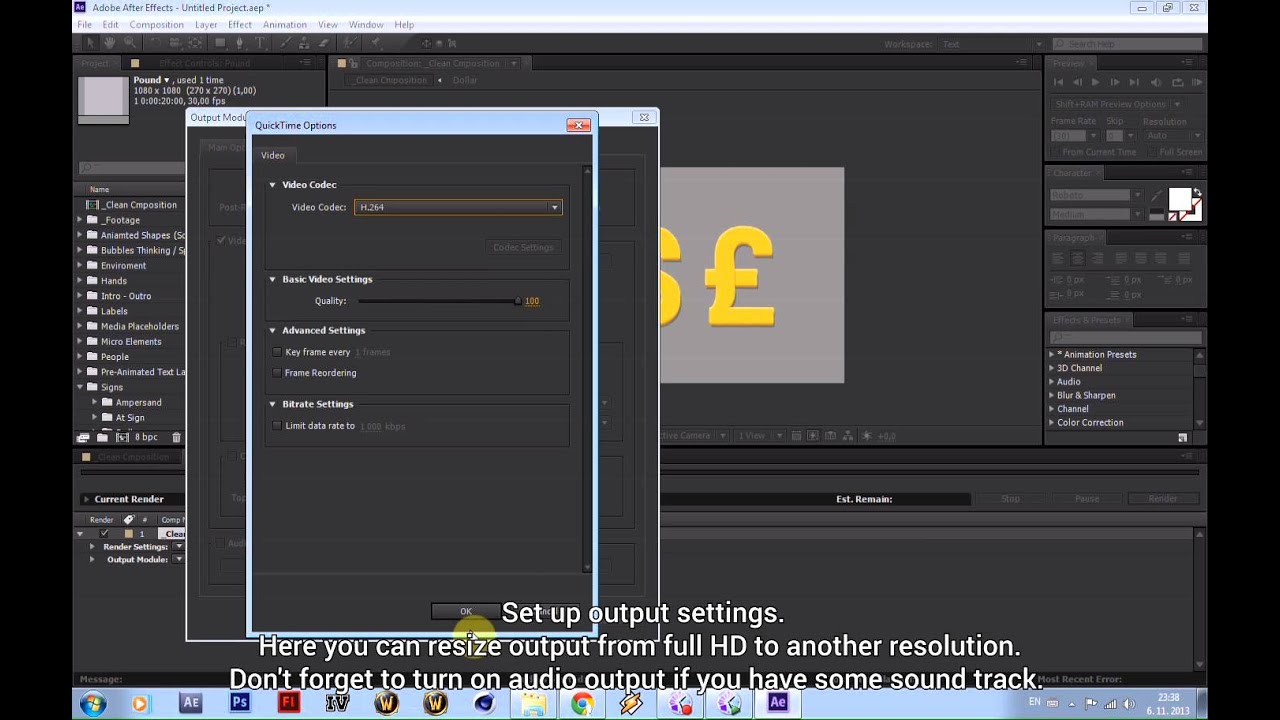 Explainer Video Toolkit - Rendering