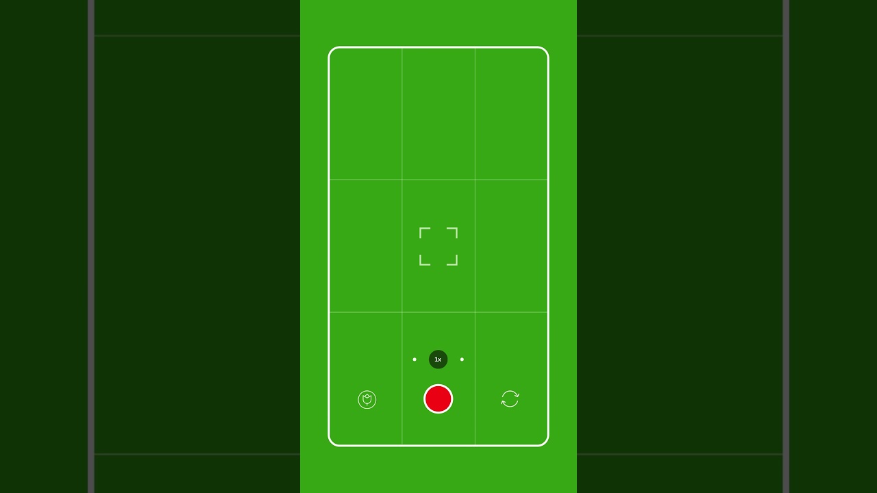 Mobile Camera Recording Screen Frame  Camera Viewfinder Instagram Reel Green Screen