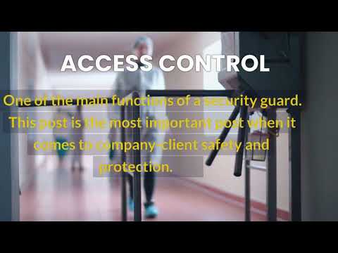 ACCESS CONTROL JumpStart Security Guard Training and Safety Tips