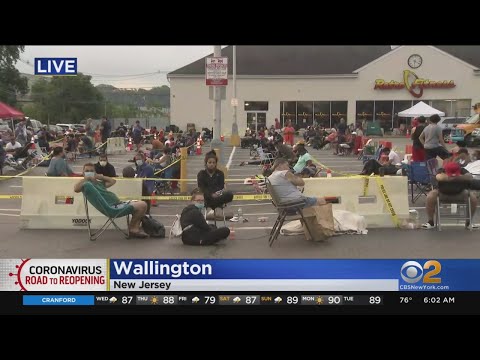Massive Lines Gather Outside New Jersey's MVCs
