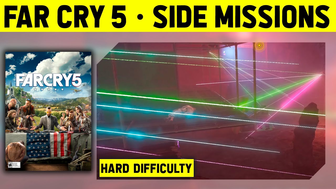 FAR CRY 5 - SIDE QUESTS WALKTHROUGH - HARD DIFFICULTY - NO COMMENTARY