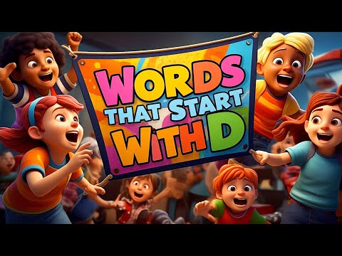 Learning Fun With "D"  | Words that Start with Letter  D | baby learning | Baby Talk Time