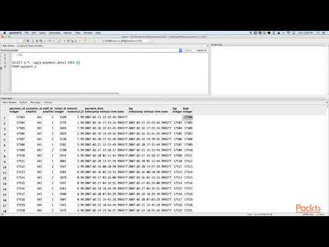 Learn Advanced Applied SQL for Business Intelligence and Analytics The LAG Function| packtpub ...