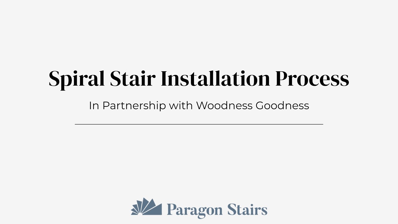 Full Spiral Staircase Installation Video | Custom Spiral Stair Build with Paragon Stairs