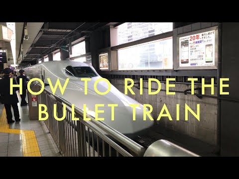 How to ride the Shinkansen (Bullet Train) | Autoblog in Japan