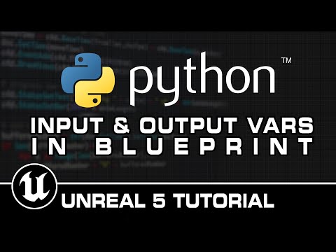 Python Input & Output Variables In Blueprints Utilities - Unreal Engine 5 Tutorial