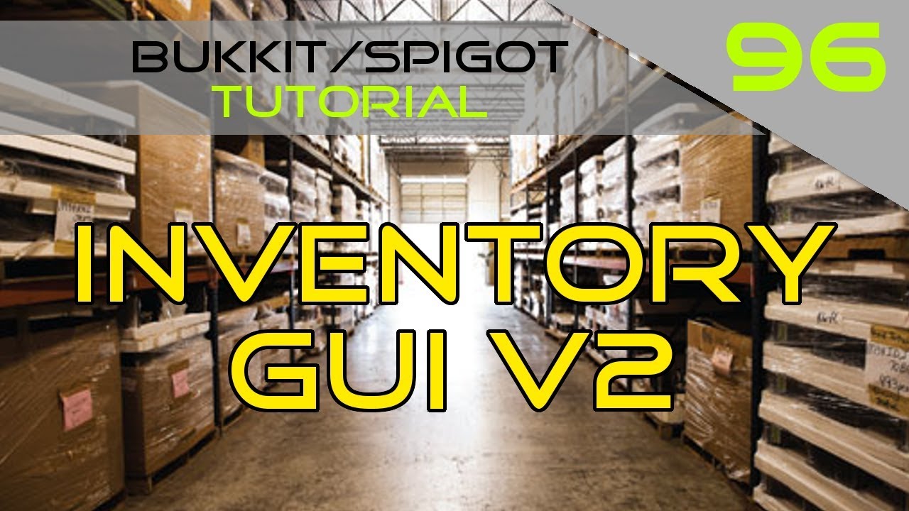 Minecraft Bukkit/Spigot Plugin Tutorial #96: Inventory GUI V2