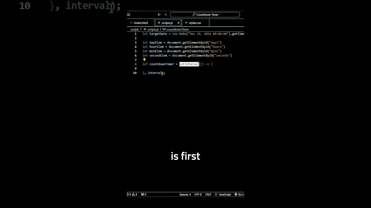 How to Run a Function on a Timer with setInterval in JavaScript | Beginner Tutorial