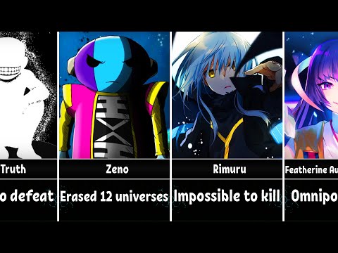 Anime Gods That Are Basically Invincible