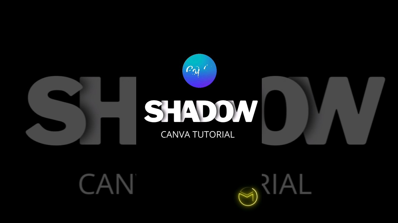 Shadow Text Effect canva tutorial #canva