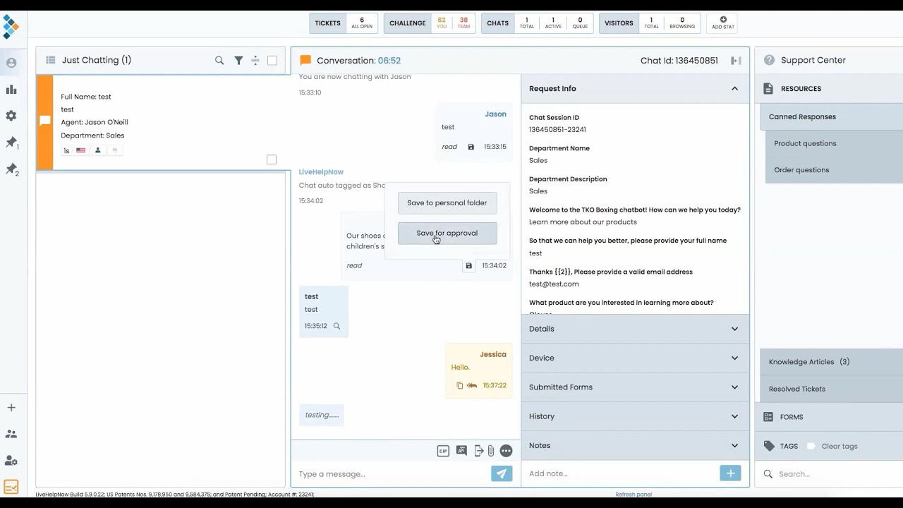 Chat System Overview on New LiveHelpNow Workspace