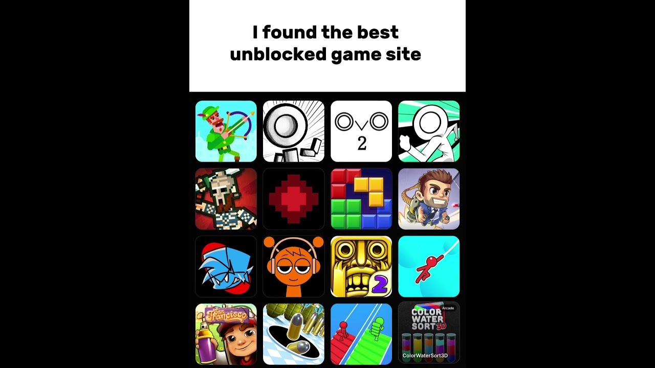 I found the best unblocked game site for school #music #googleclassroom  #games #roblox #minecraft