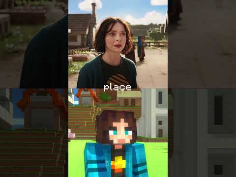 A Minecraft Movie Trailer Vs Animation #minecraft #minecraftmovie #minecraftmovietrailer