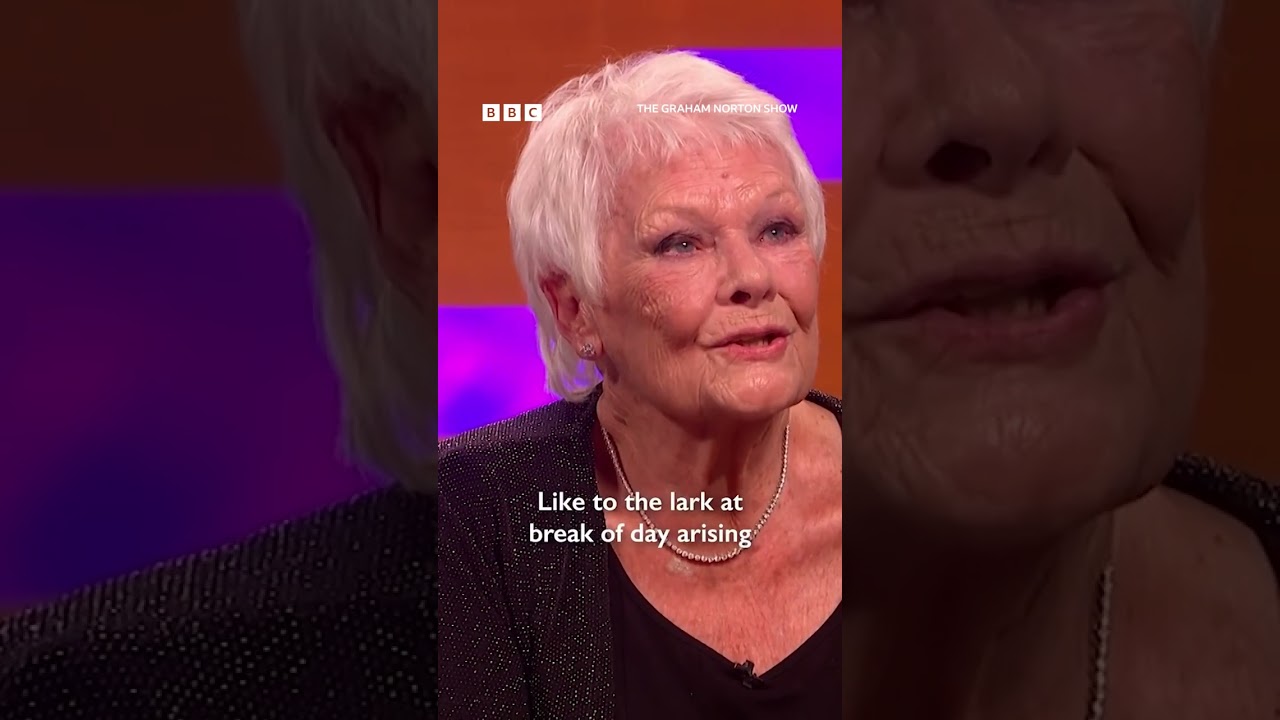 Dame Judi Dench performs a spellbinding sonnet! - BBC