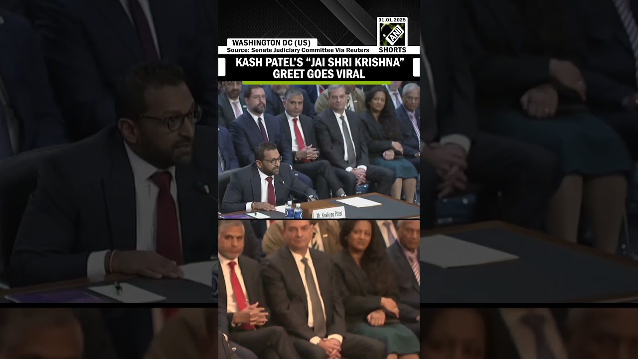 FBI chief pick Kash Patel greets ‘Jai Shri Krishna’ to his parents at senate hearing, goes viral