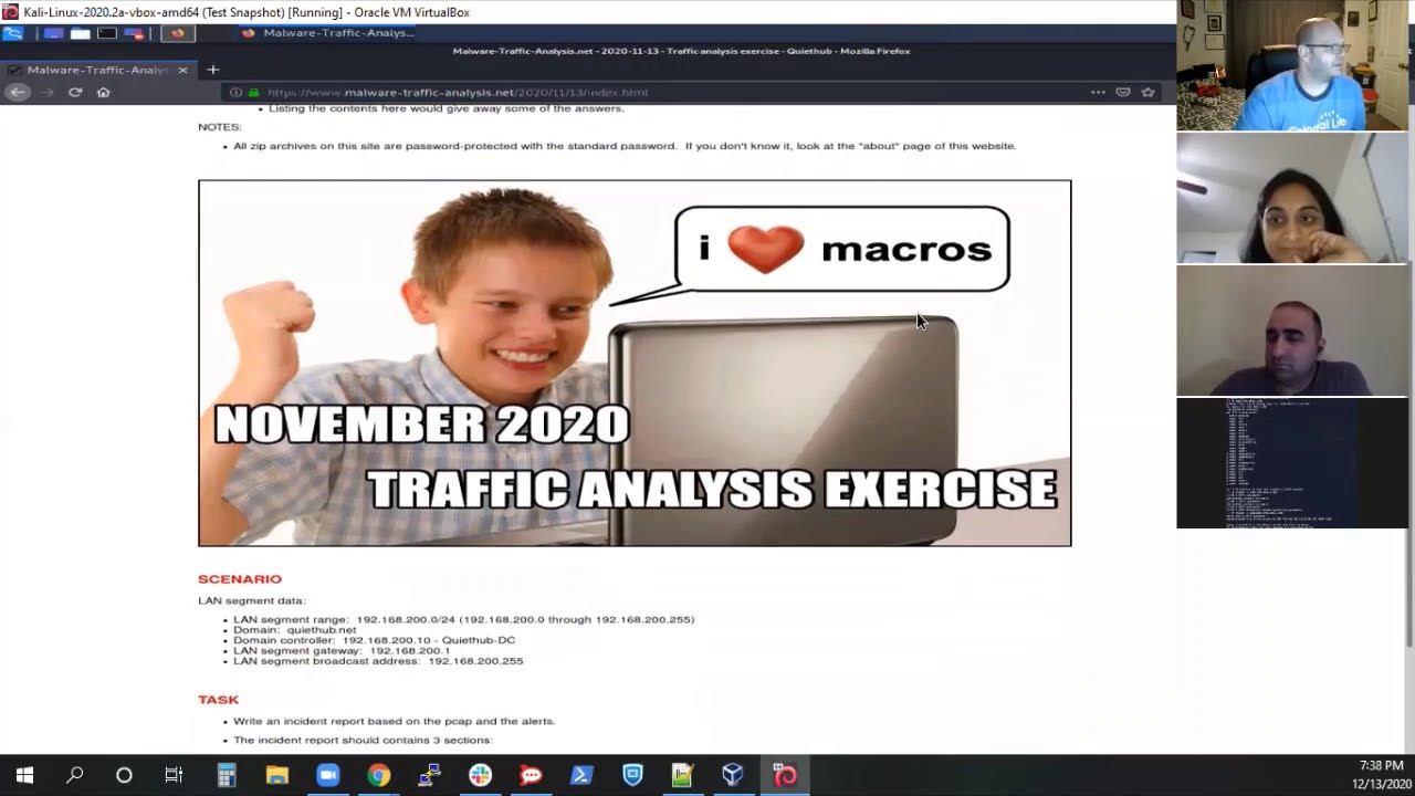 Wireshark Packet Analysis Exercise Pt 1