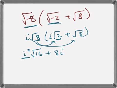 sqrt(-8)(sqrt(-2)+sqrt8)