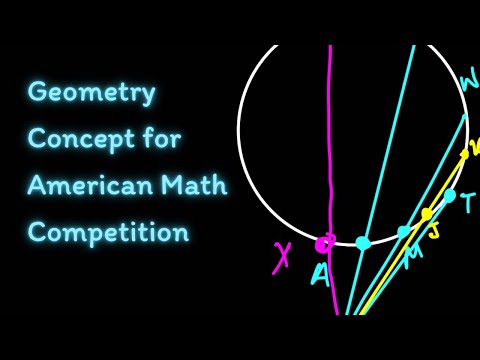 Power of a Point in American Math Competition | Geometry Concept for Math Olympiad | AMC 10, 12