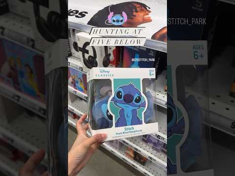 STITCH HUNTING TIME | STITCH PLUSH HEADPHONES #stitchfan #fivebelow #disney #haul #fyp #stitchlover